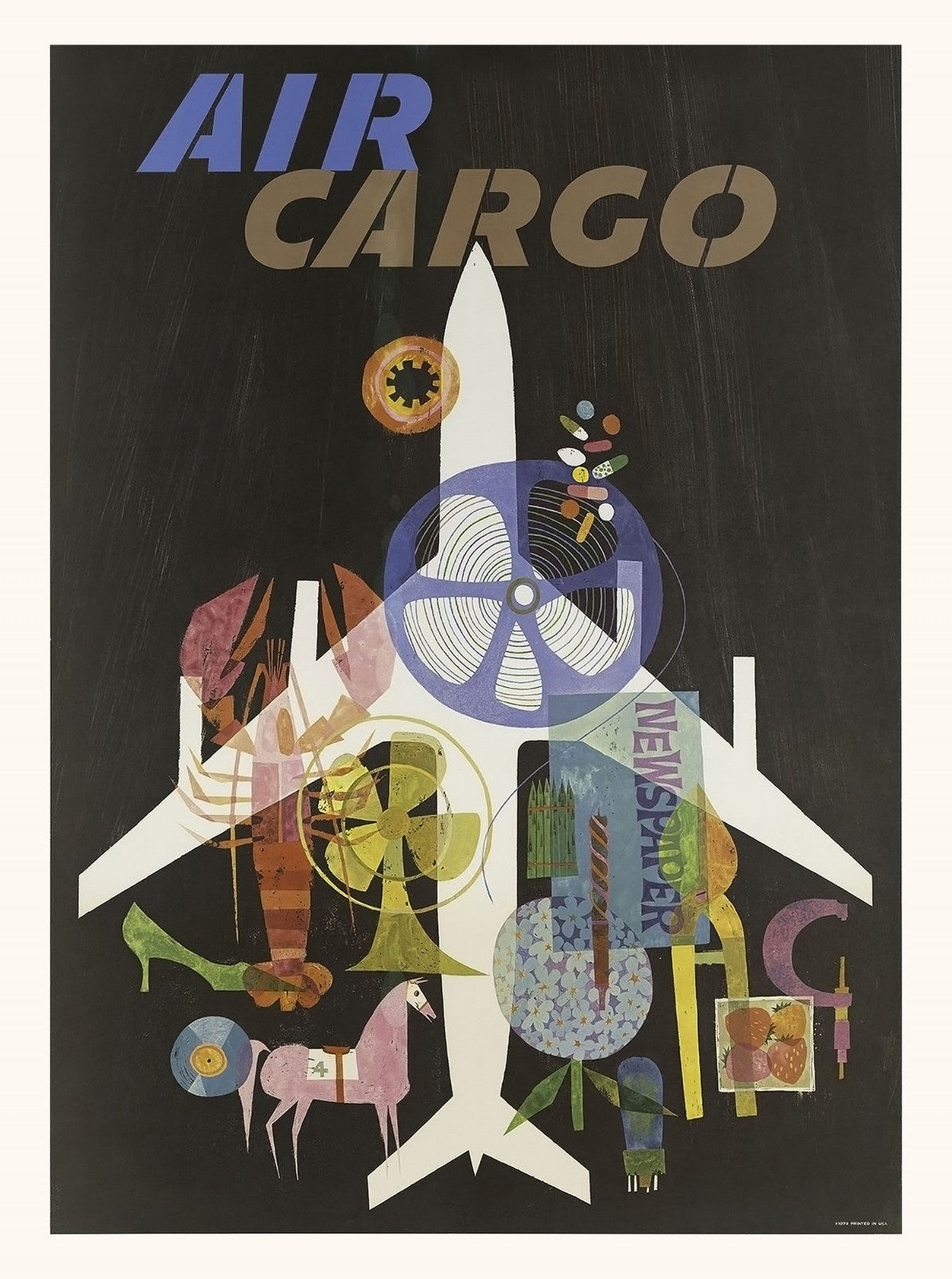 Air Cargo Vintage Poster – Bohemian Estates Design Studio
